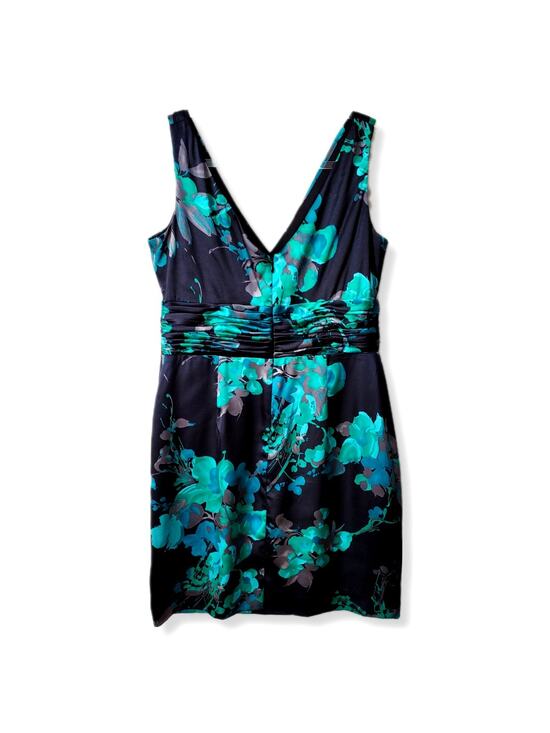 Evan Picone | Dresses | Evan Picone Black Floral Sheath Dress Dark ...